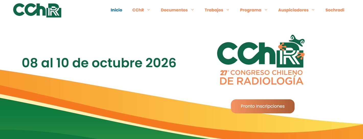 27° Congreso Chileno de Radiología (CChR) 2026 — 08 al 10 de octubre ...