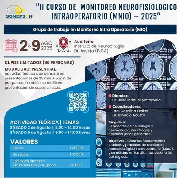 II Curso de Monitoreo Neurofisiológico Intraoperatorio (MNIO) – 2025, 2 ...